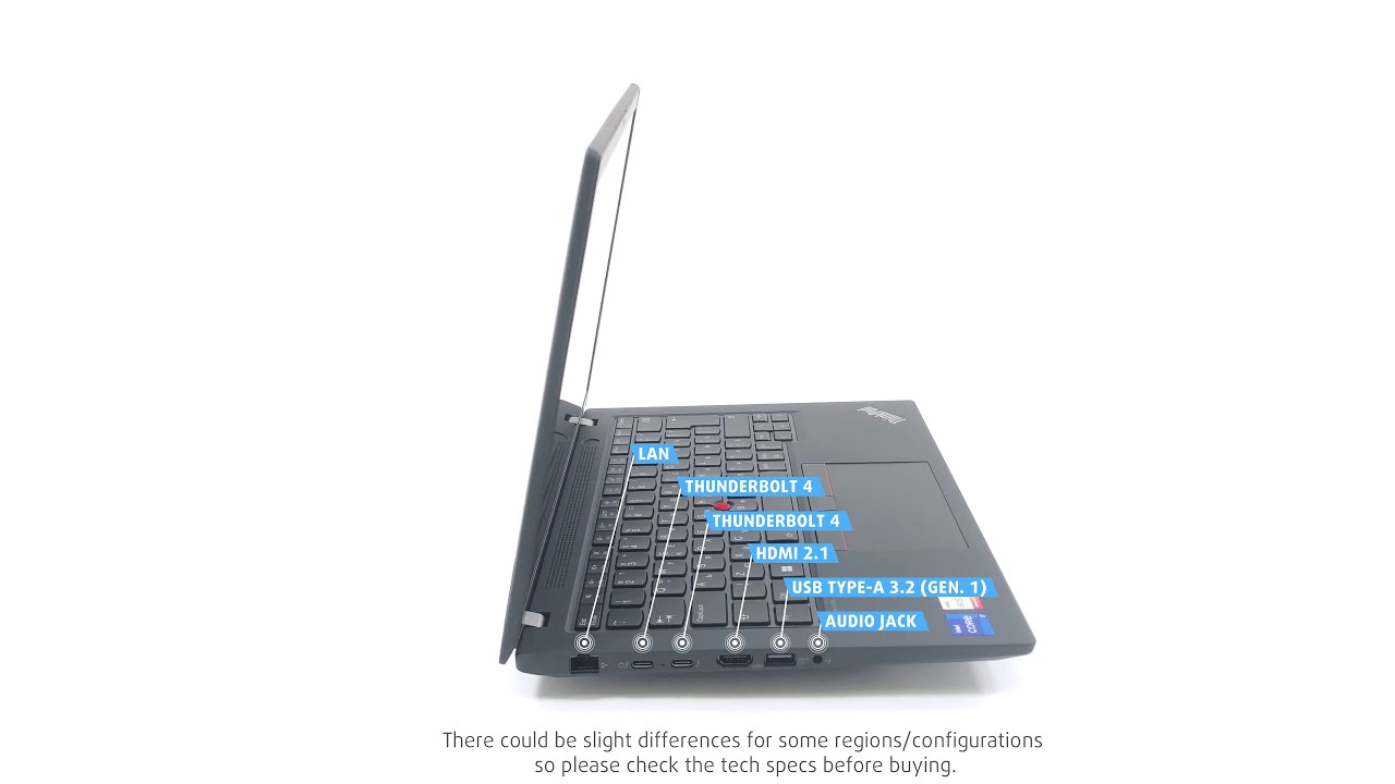 🔄 Lenovo ThinkPad T14 Gen 4 - Ports info and 360º look - YouTube