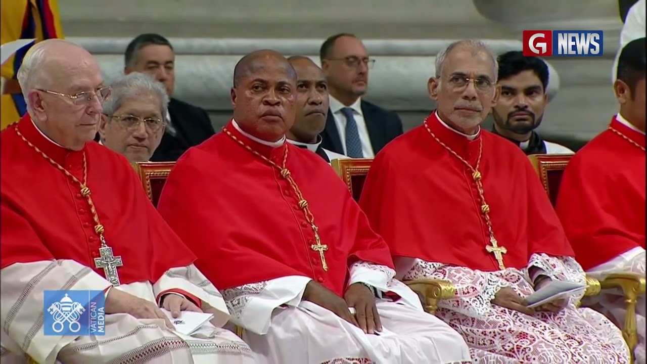Consistory for creation of Cardinal Filipe Neri Ferrao - YouTube