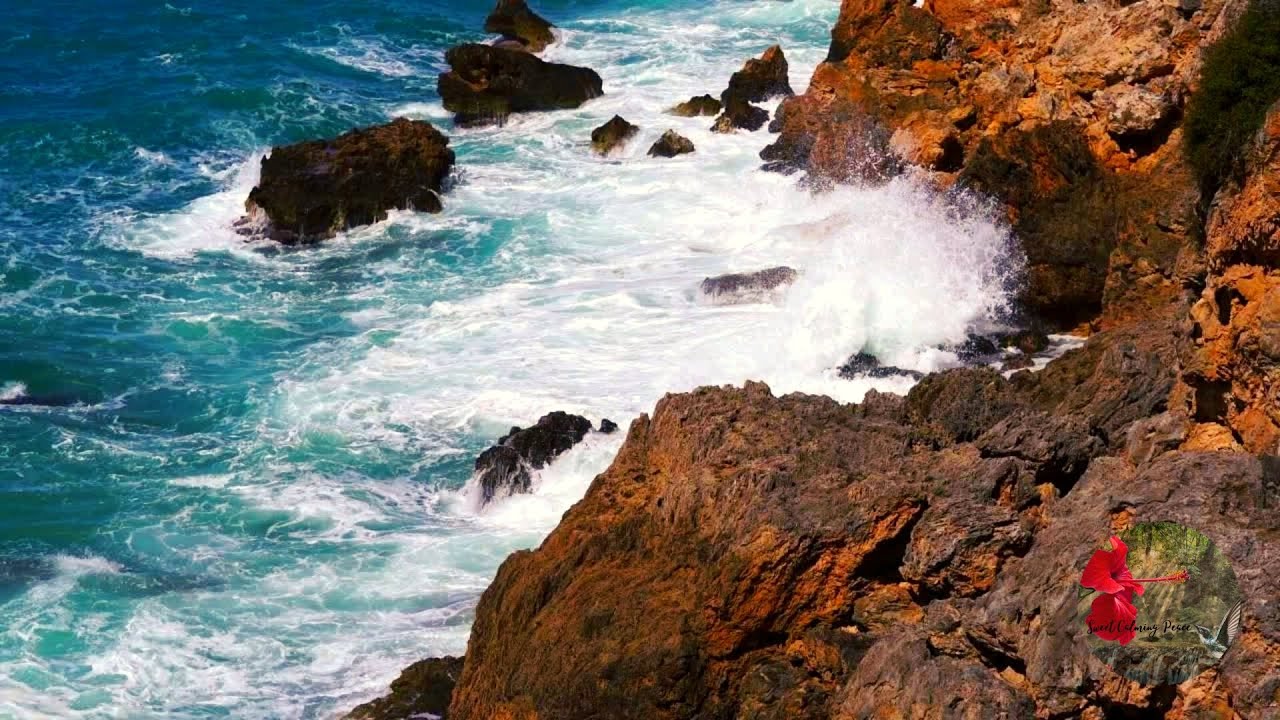 Relaxing Sleep Music Ocean Waves - Deep Sleep Music, Meditation Music ...