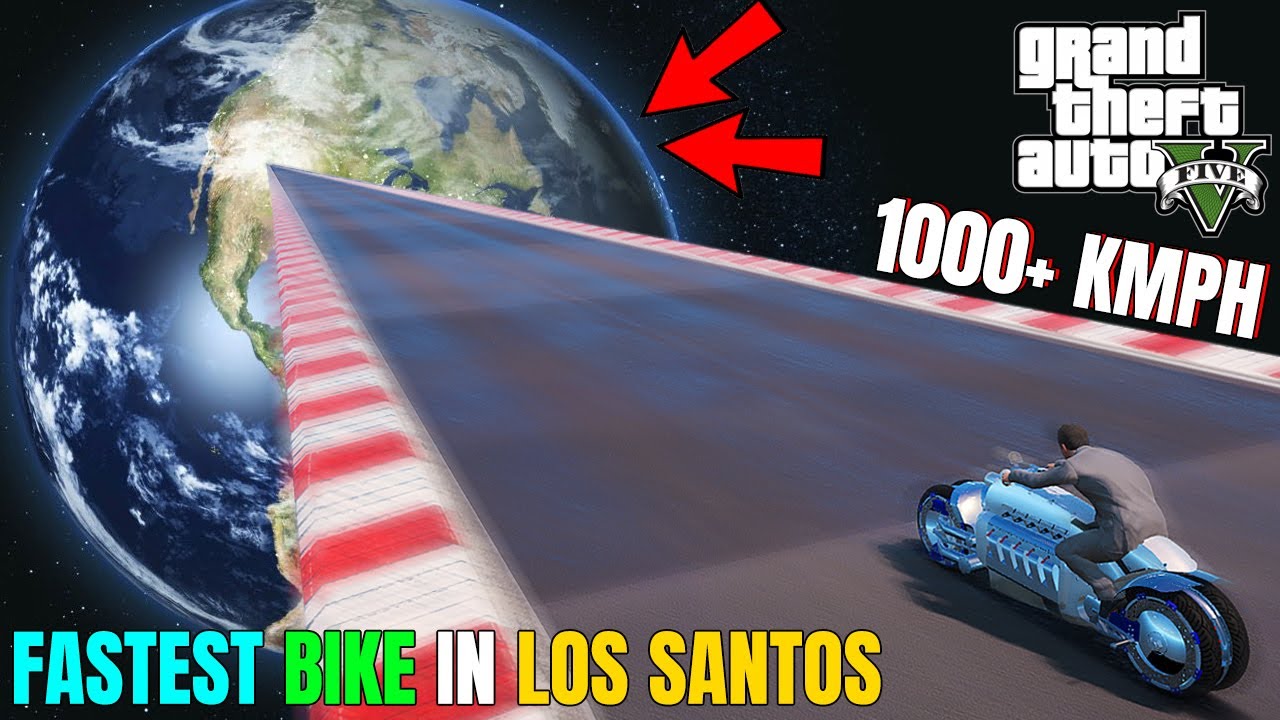 GTA 5 : FASTEST BIKE IN THE WORLD | 1000+ KMPH | GTA V GAMEPLAY #100 ...