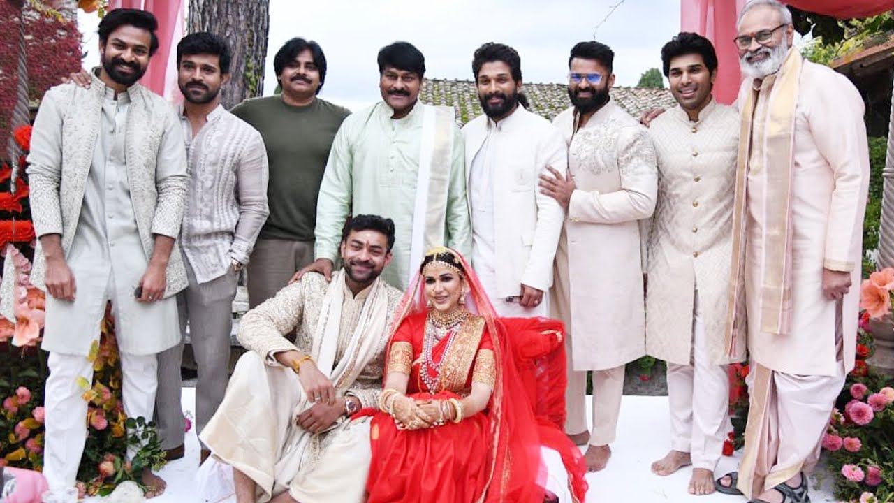Varun Tej Weds Lavanya Tripathi Wedding Video With Mega Family ...