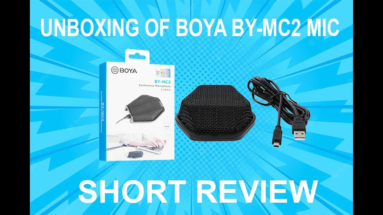 Boya By-Mc2 Review boya conference microphone #boyamic #unboxing # ...