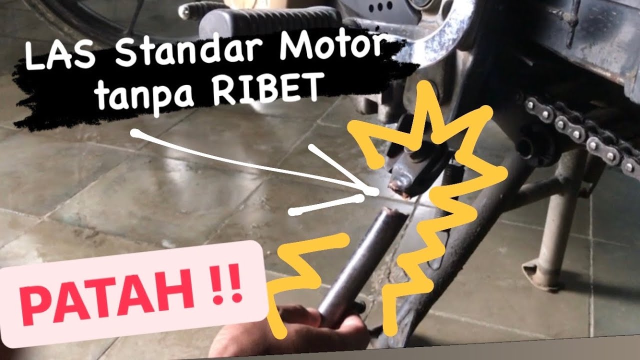 Cara Mengelas Standar / Cagak Motor - YouTube