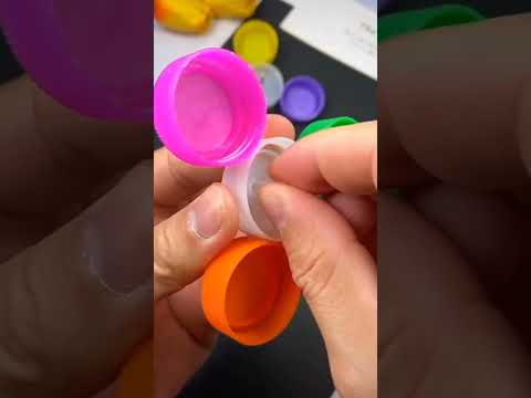 Pet Şişe Kapaklarından Stres Çarkı Yapımı #etkinlikler #diy  #etkinliklerdunyasi #etkinlikönerileri
