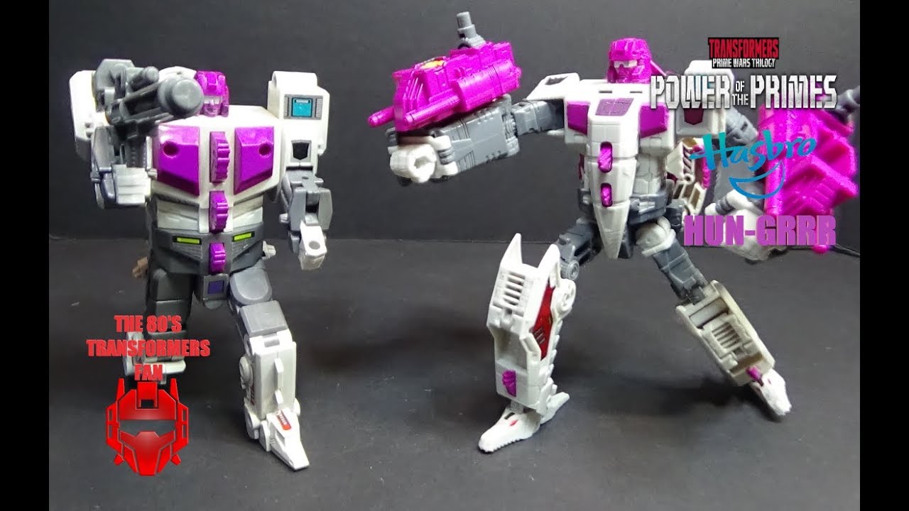 TRANSFORMERS POTP HUN GRRR TOY REVIEW TOY REVIEW - YouTube