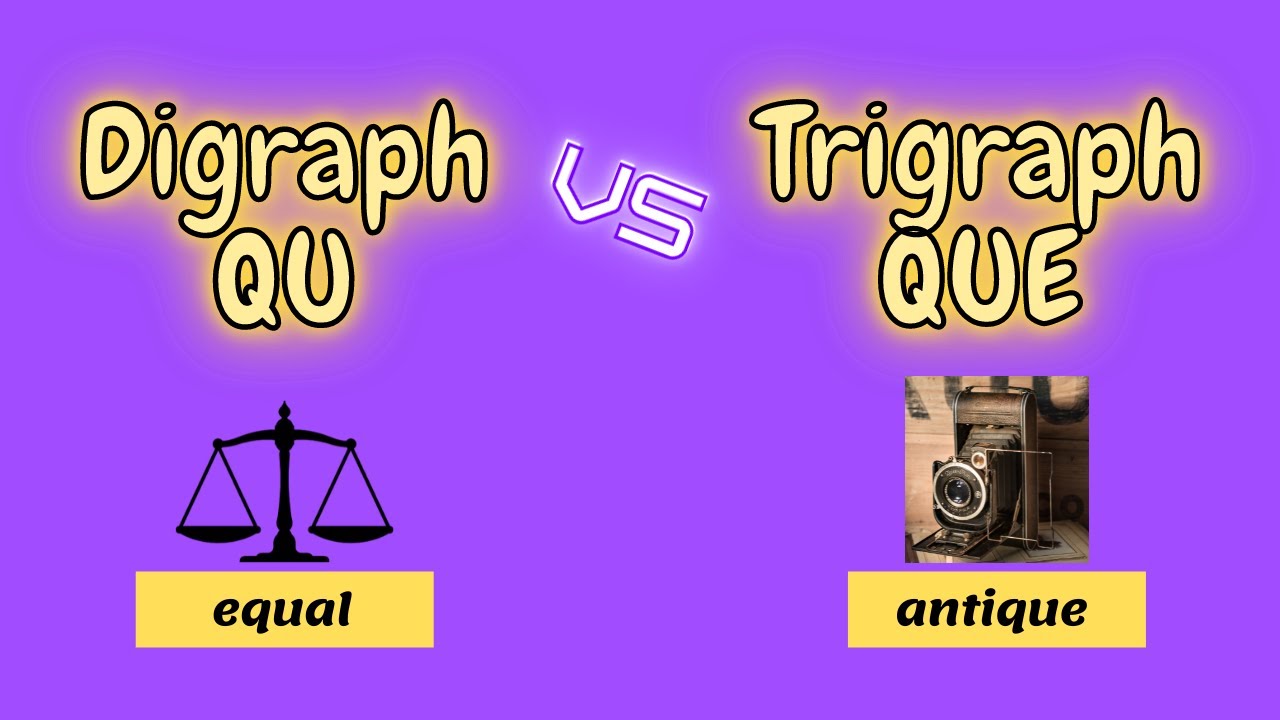 Digraph QU and Trigraph QUE// digraph and trigraph - YouTube
