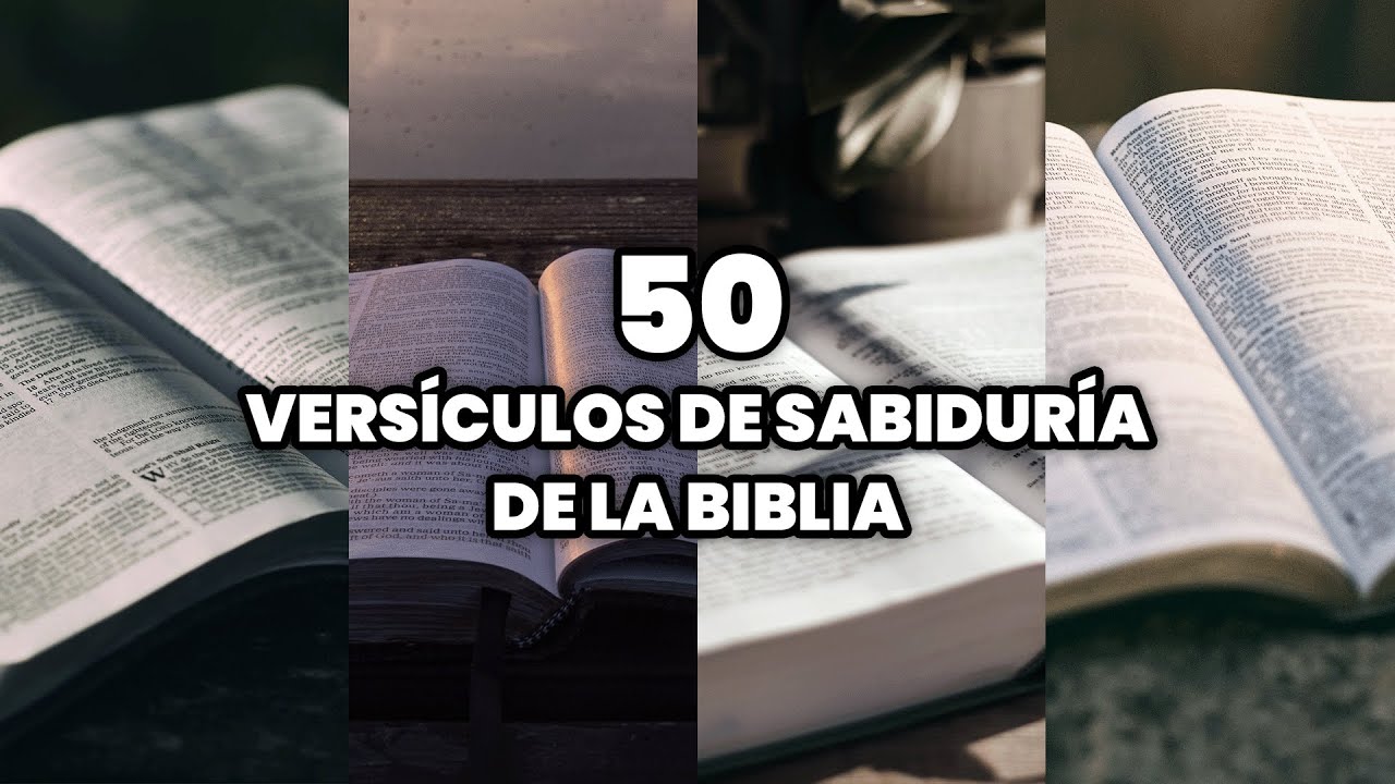 Los 50 Mejores Versículos de Sabiduría de la Biblia | Versículos para ...