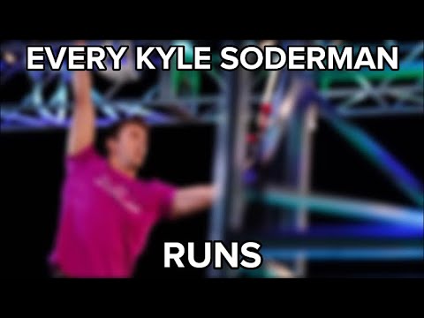Every Kyle Soderman runs (Ninja Vs Ninja - ANW 14) - YouTube