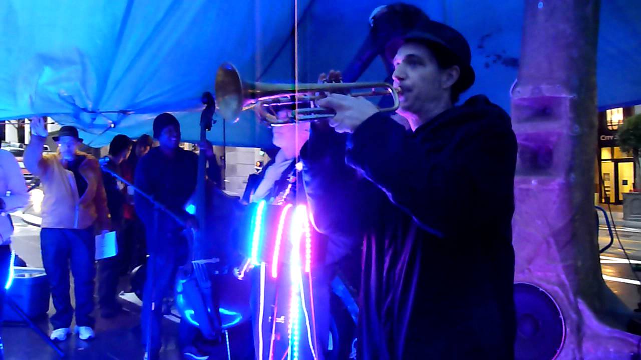 Marcus Shelby with Valerie Orth at Occupy SF Musical Protest (Part 2 ...