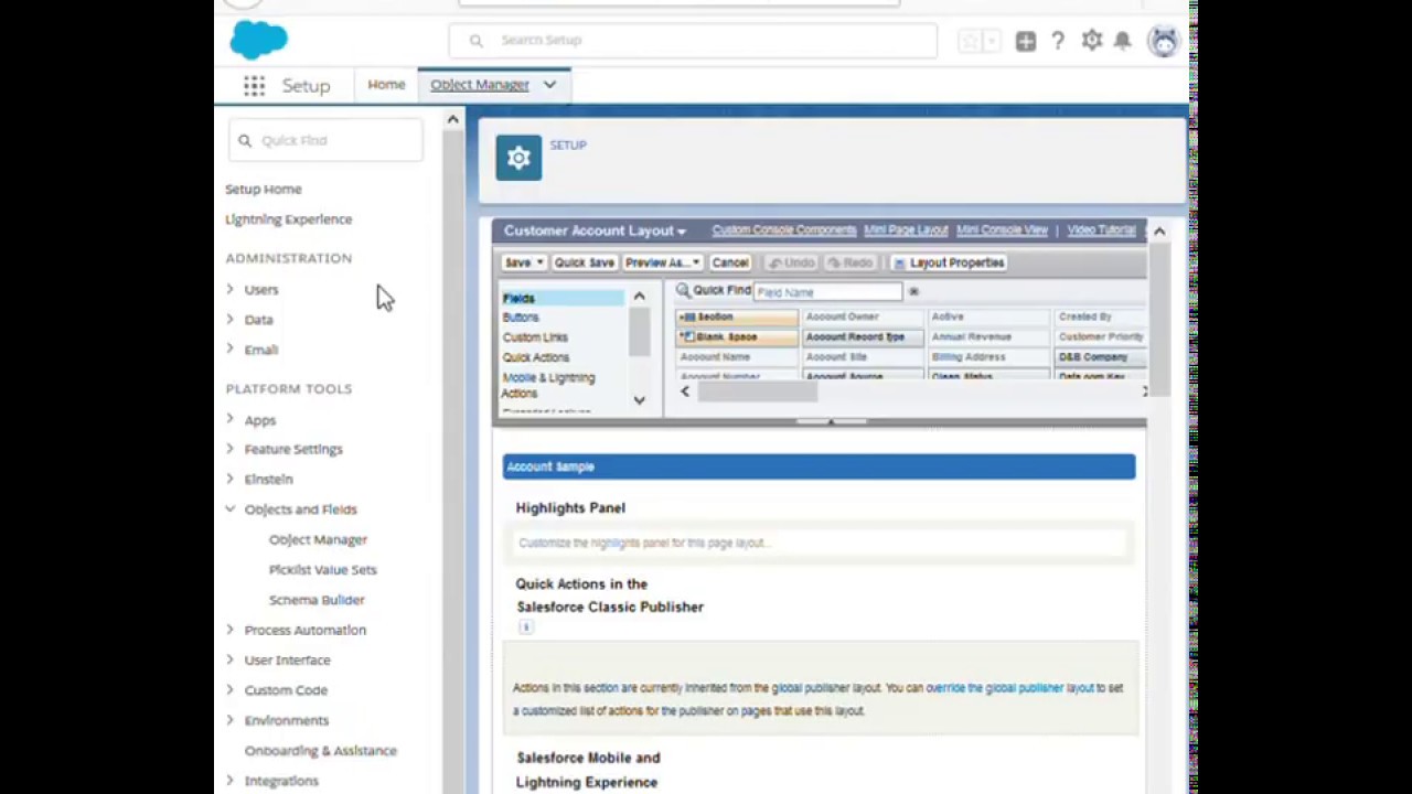 Create Account Page Layouts Unit Salesforce Trail head - YouTube