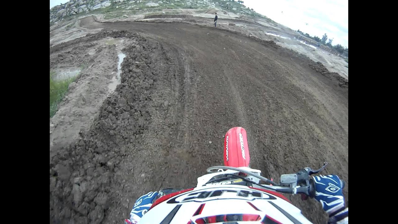 perris raceway 85cc on vet track - YouTube