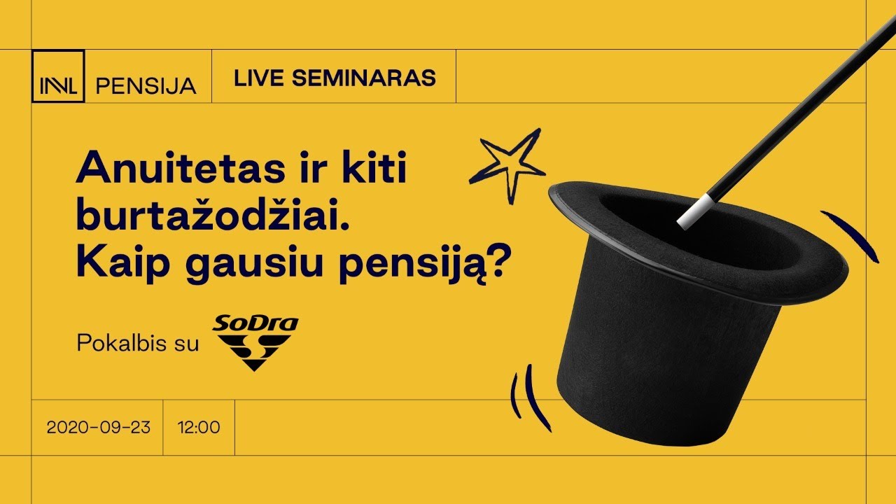 Anuitetas ir kiti burtažodžiai. Kaip gausiu pensiją? - YouTube