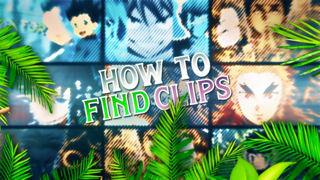 Where to find free anime clips for video editing - YouTube