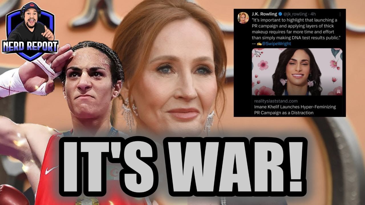 WAR! J.K. Rowling Takes Aim at Olympic Boxing Gold Medalist Imane ...