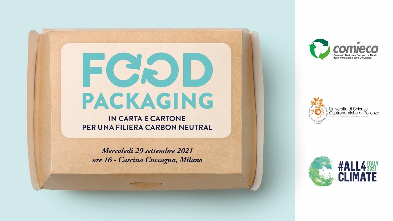 Food Packaging in carta e cartone per una filiera carbon neutral - YouTube