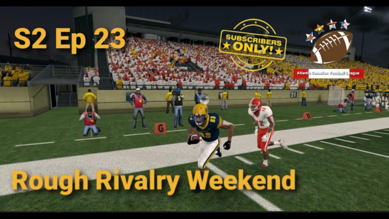 ACFL Football: Yarmouth Mariners Subscribers Only Dynasty - YouTube