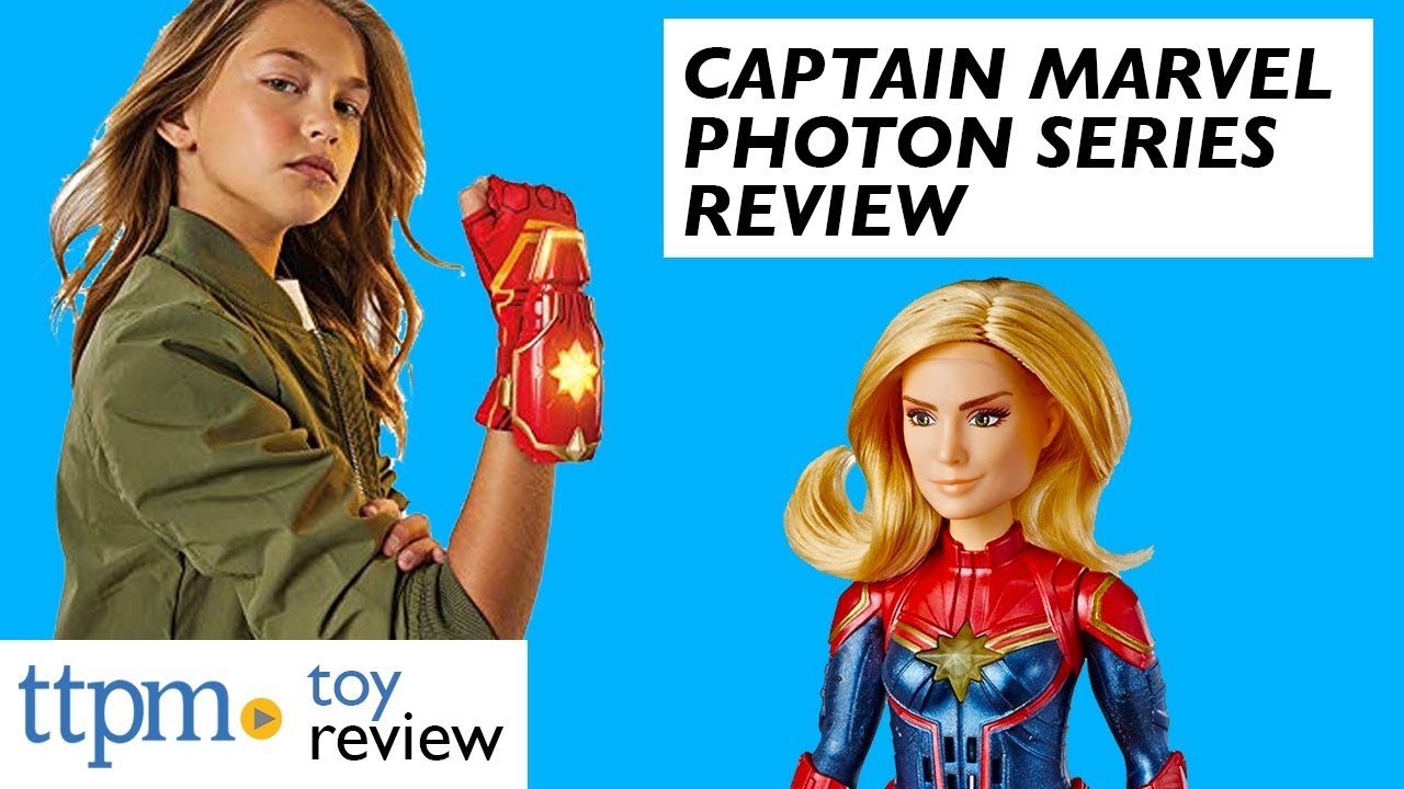 Captain Marvel Photon Power FX Captain Marvel Doll and Photon Power FX ...