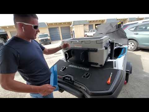 FISH PRO COOLER ATTACHMENT AND BACK REINFORCEMENT PIECE - YouTube