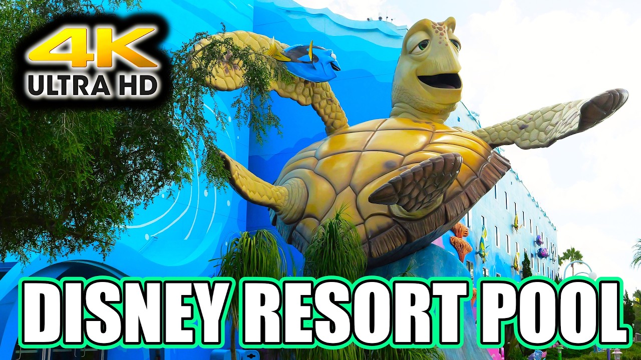 Art of Animation Resort Pool Tour Disney World Florida - YouTube