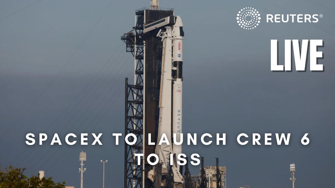 LIVE: SpaceX launched Crew 6 on flight to ISS - YouTube