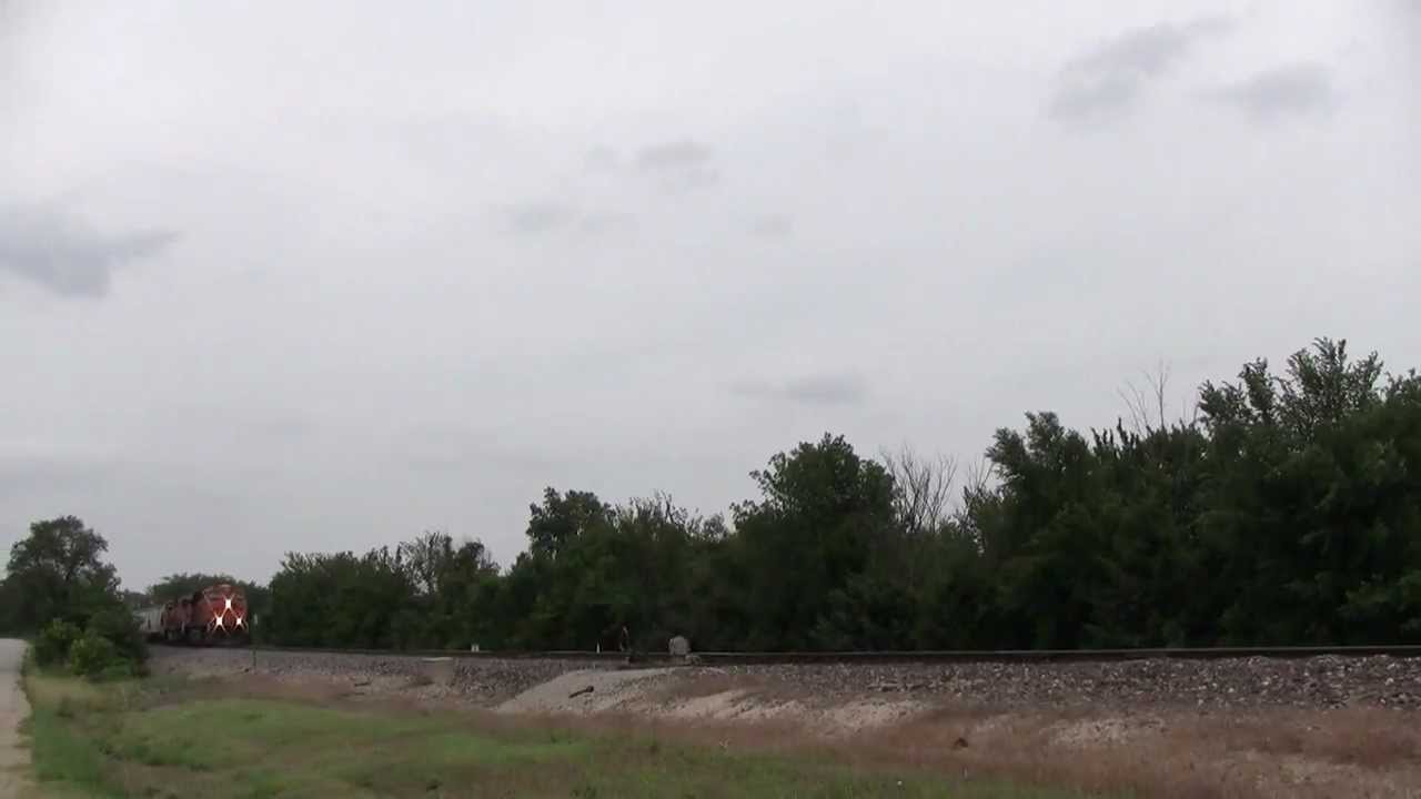 BNSF 5904,BNSF 8930 manifest train south at Hillsdale Kansas,surprise ...