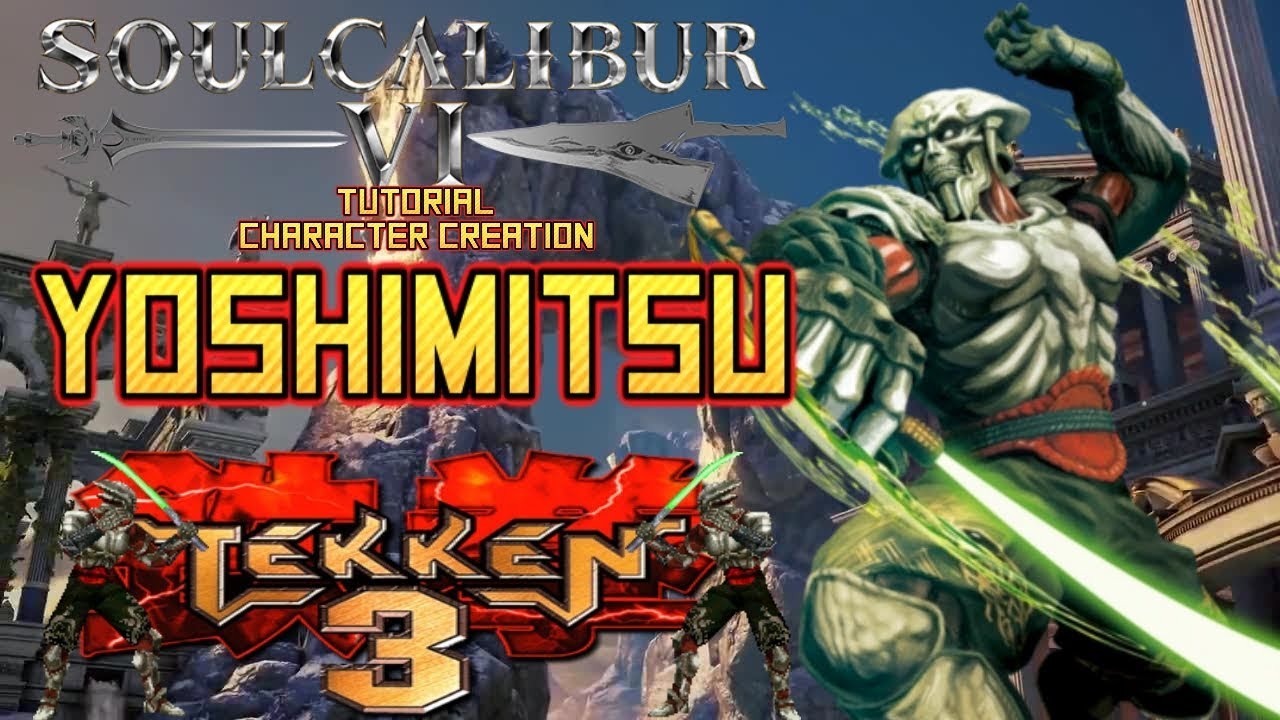 SoulCalibur VI - How to create Yoshimitsu (Tekken 3 Costume) CAS - YouTube