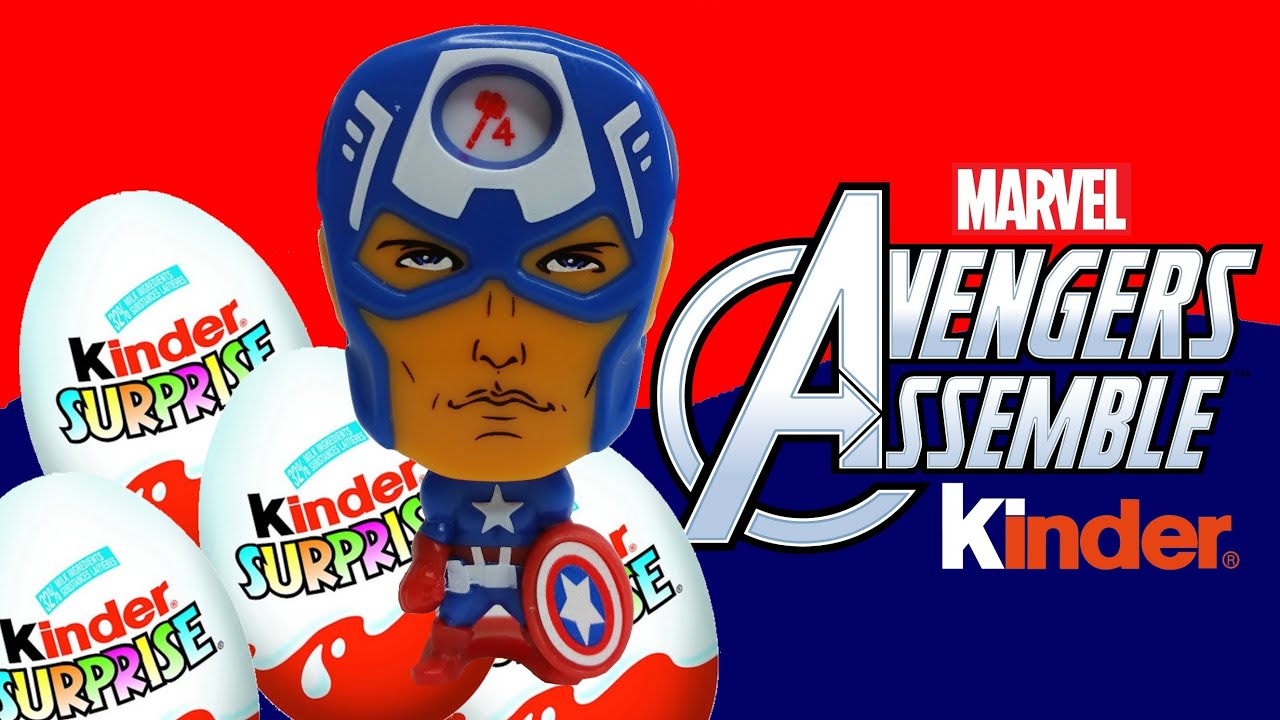 Unboxing Kinder Surprise Marvel Avengers Assemble - YouTube