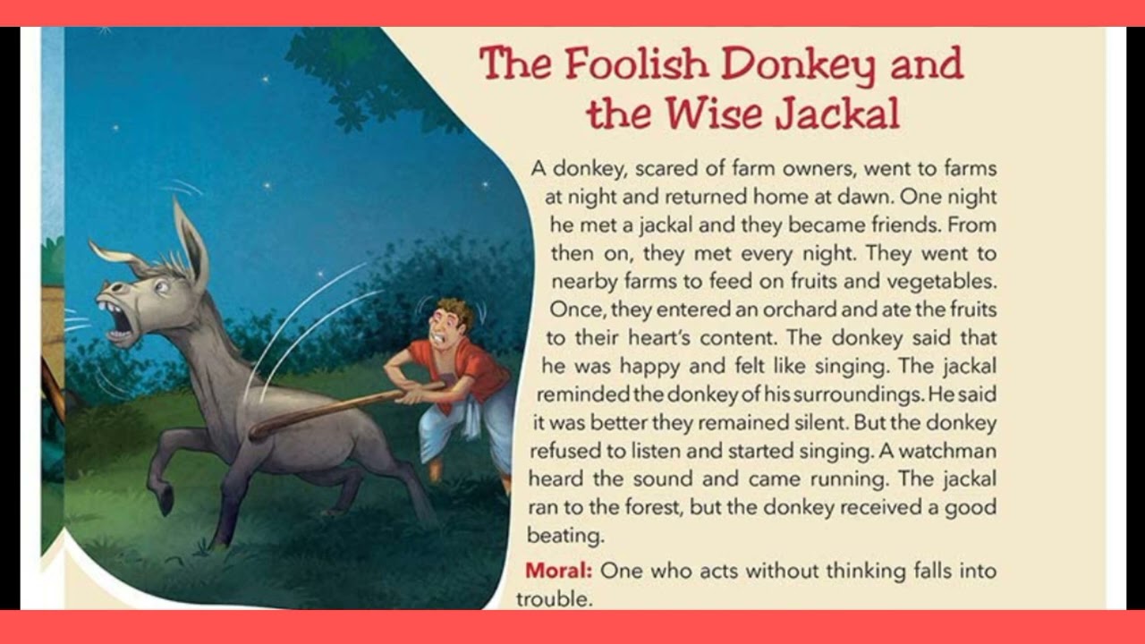 Learn english through story ||Foolish Donkey|| English story || Reading ...