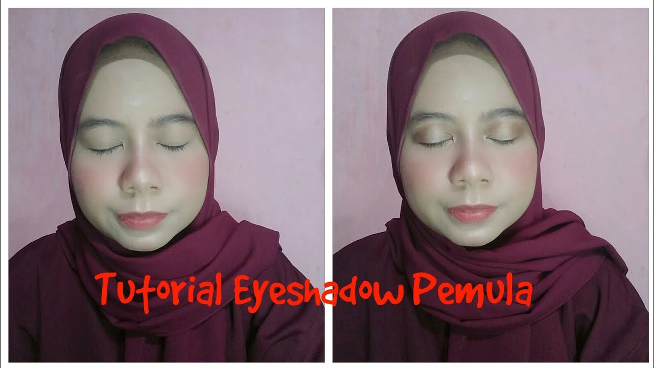 TUTORIAL EYESHADOW PEMULA PAKAI PRODUK LOKAL - YouTube