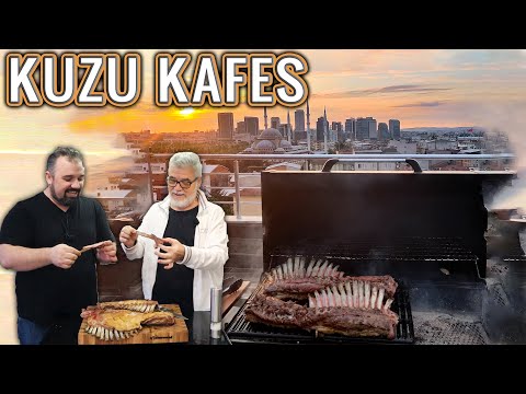 NUSRET'TE GÖRÜP MANGALDA YAPTIM (Mangalda Kuzu Kafes Tarifi) (  Kuzu Kafes Nasıl Pişirilir?)