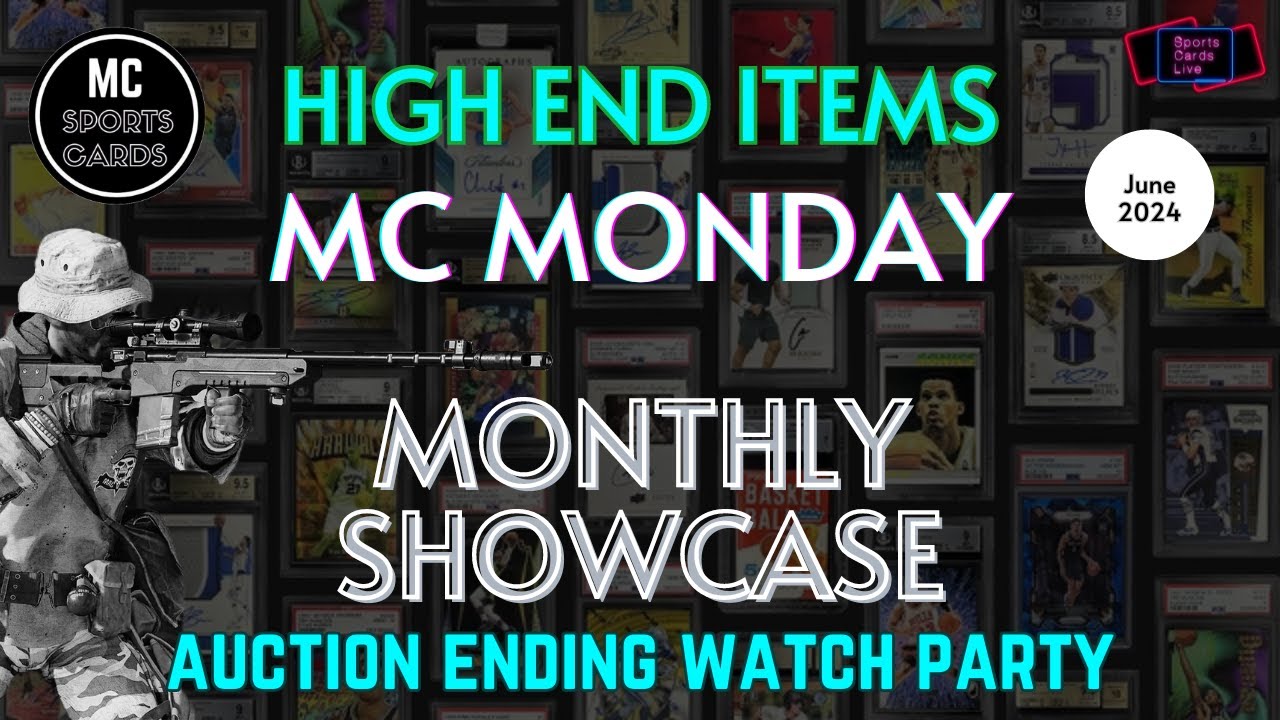 MC Mondays Live | Showcase Auction HIGH-END items ONLY | June 24 2024 ...