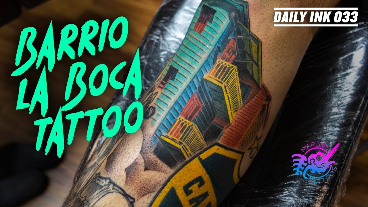 ⚽BARRIO LA BOCA Tatuaje "Boca Juniors" Realistic Color Tattoo | Daily ...