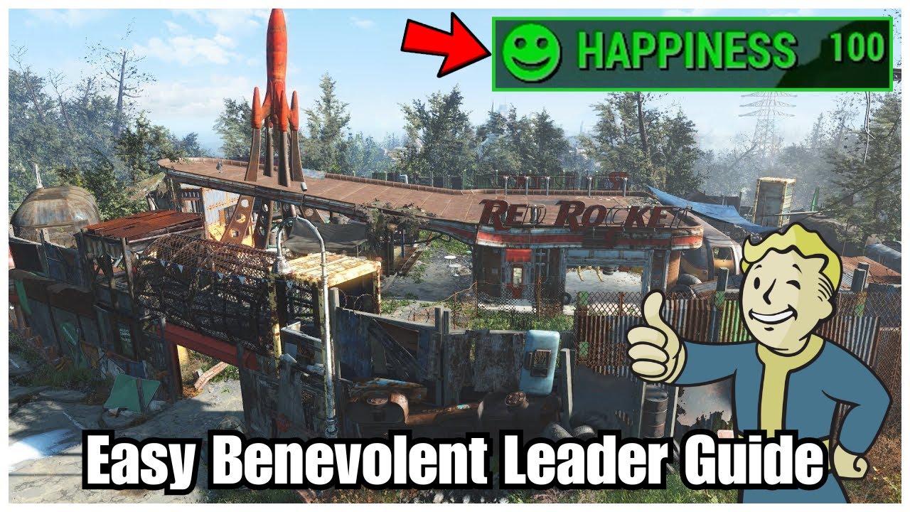 How to Get 100 Happiness in Fallout 4 - YouTube
