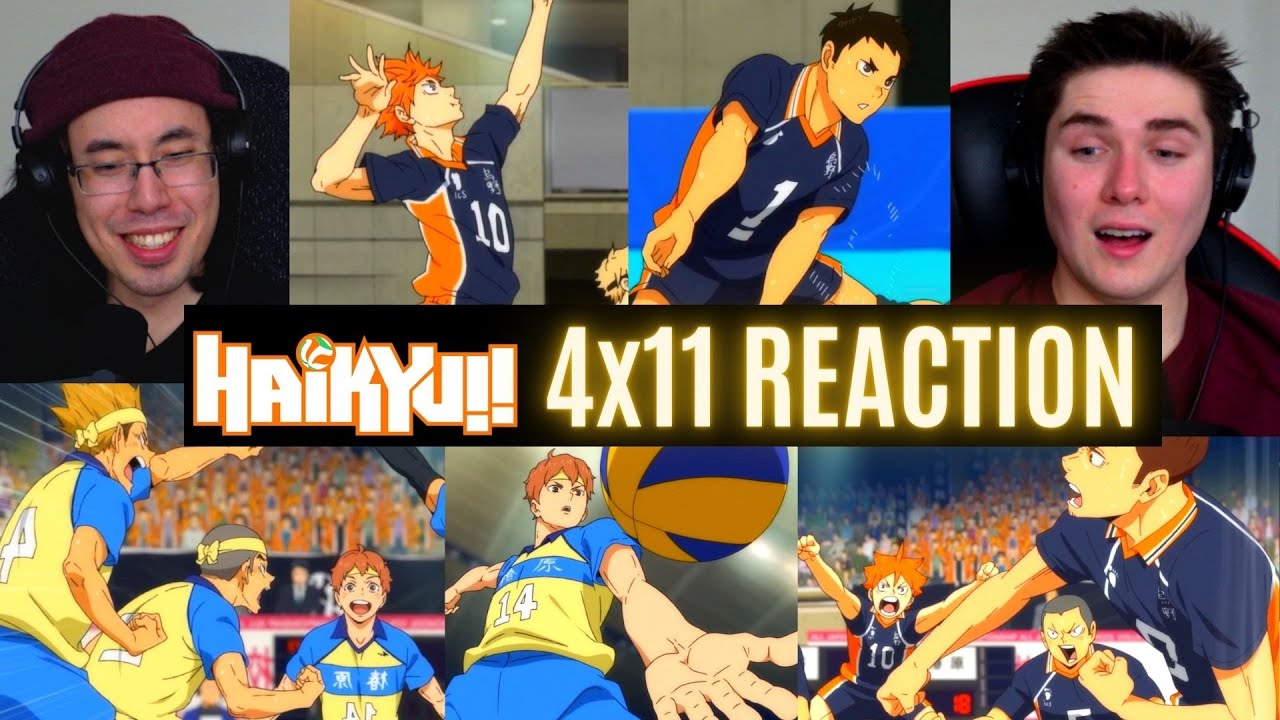 REACTING to *4x11 Haikyuu!!* WE'RE LOSING!! (First Time Watching ...