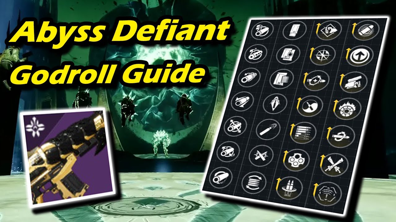 Abyss Defiant (Adept) Godroll Guide - Destiny 2 - YouTube