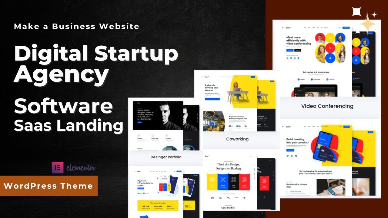 Make a Website for Digital Startup Business | Software, App, SaaS ...