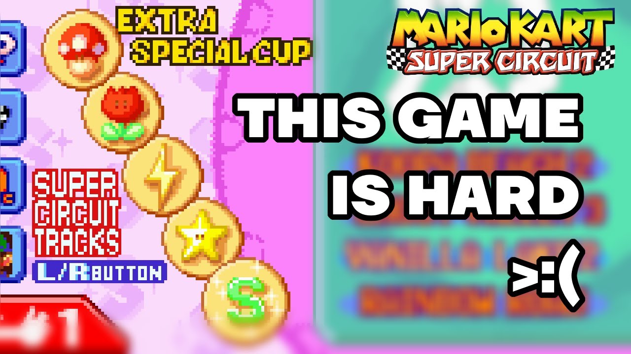 "enjoying" Mario Kart Super Circuits SNES tracks - YouTube