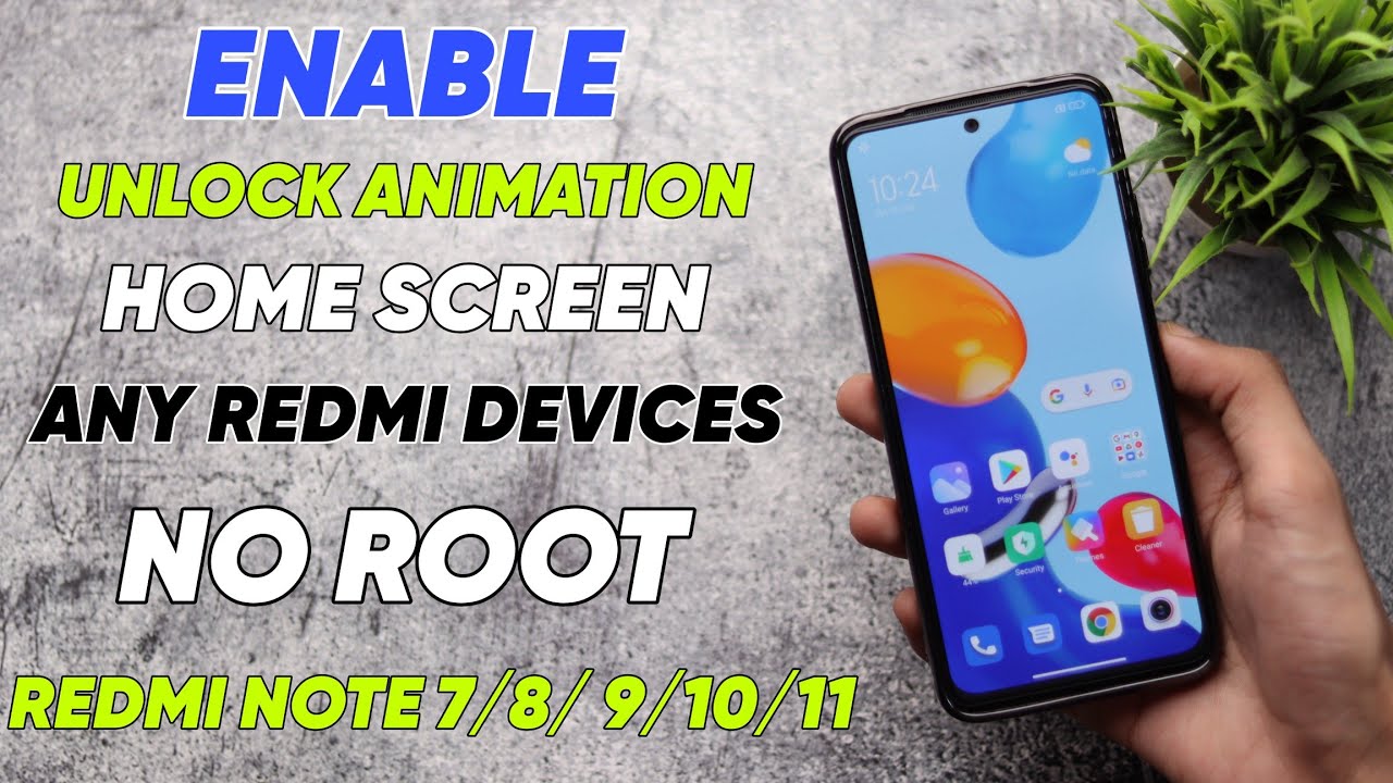 FINALLY Enable MIUI 13 Unlock Home Screen Animation | Any Redmi ...