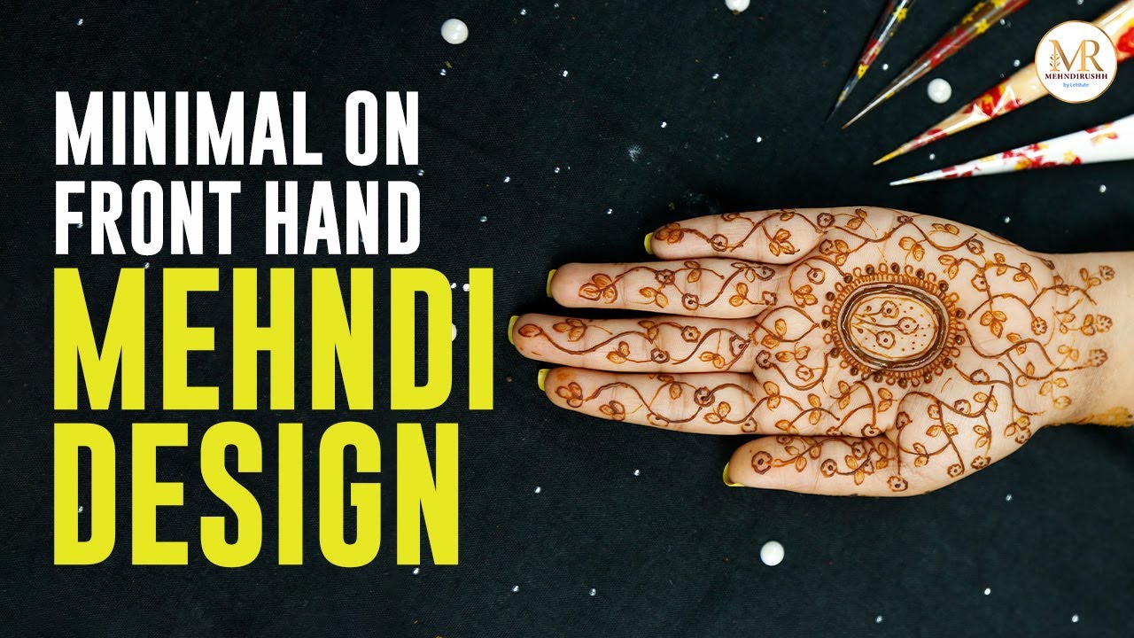 Minimal Design with Step by Step Tutorial | Henna design| Simple mehndi ...
