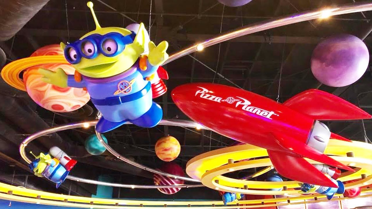 NEW Alien Pizza Planet Pixar Fest Overlay of Redd Rockett's Pizza Port ...