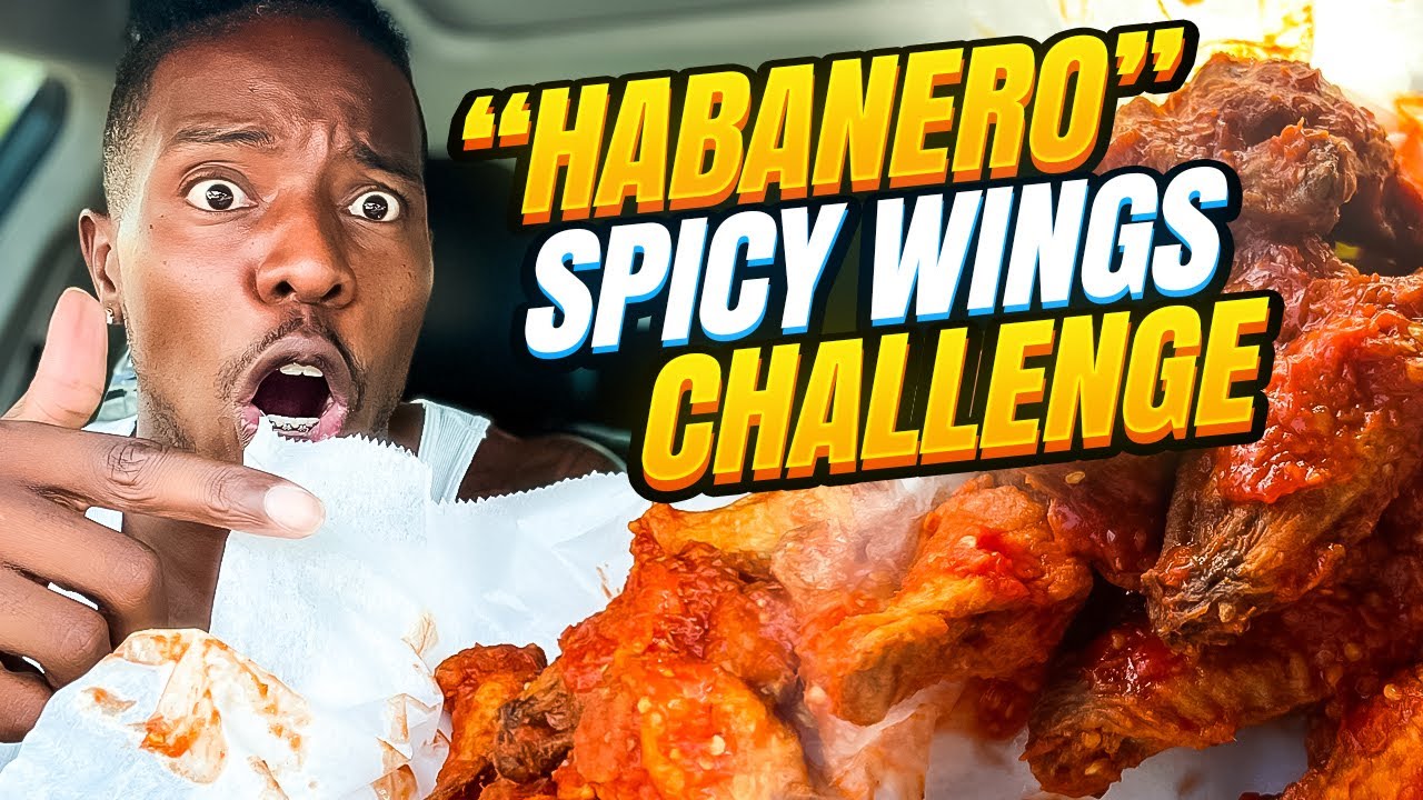SPICY CHICKEN WING CHALLENGE - YouTube