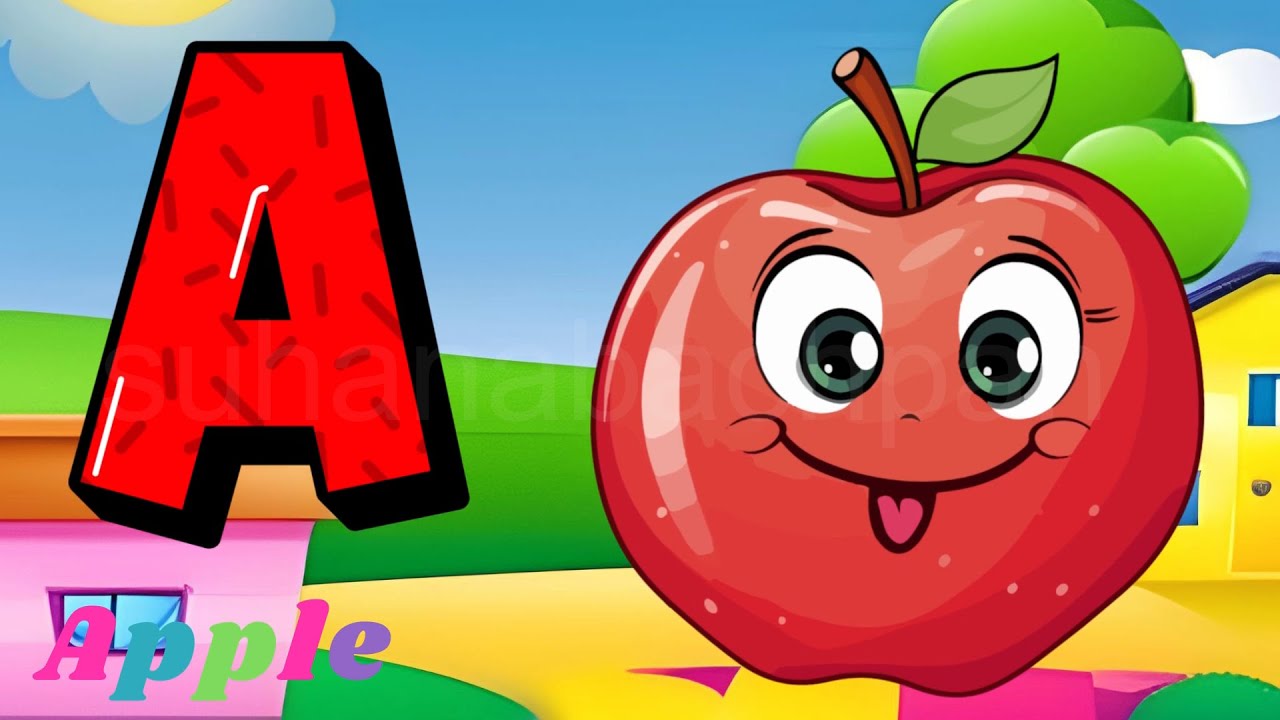 A is for Apple A A Apple / Popular Kids Learning ABC Phonics Song A to ...