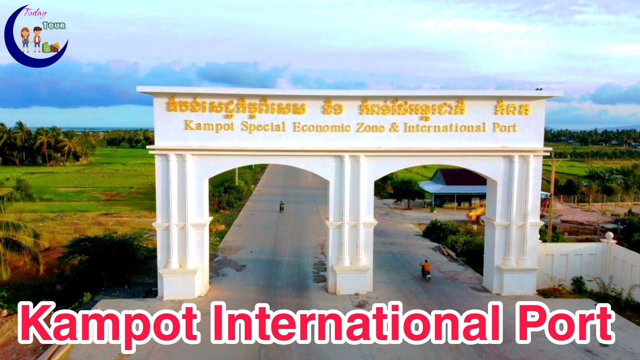 [4K] Kampot Special Economic Zone and International Port (Update 02,07 ...