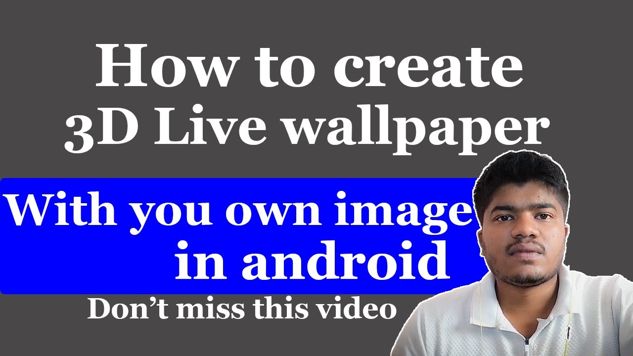 How to create 3D wallpapers with your own images with 3 simple steps ...