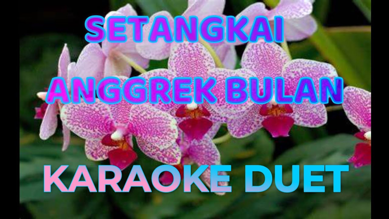SETANGKAI ANGGREK BULAN KARAOKE DUET TITIEK SANDHORA MUKSIN ALATAS HD ...