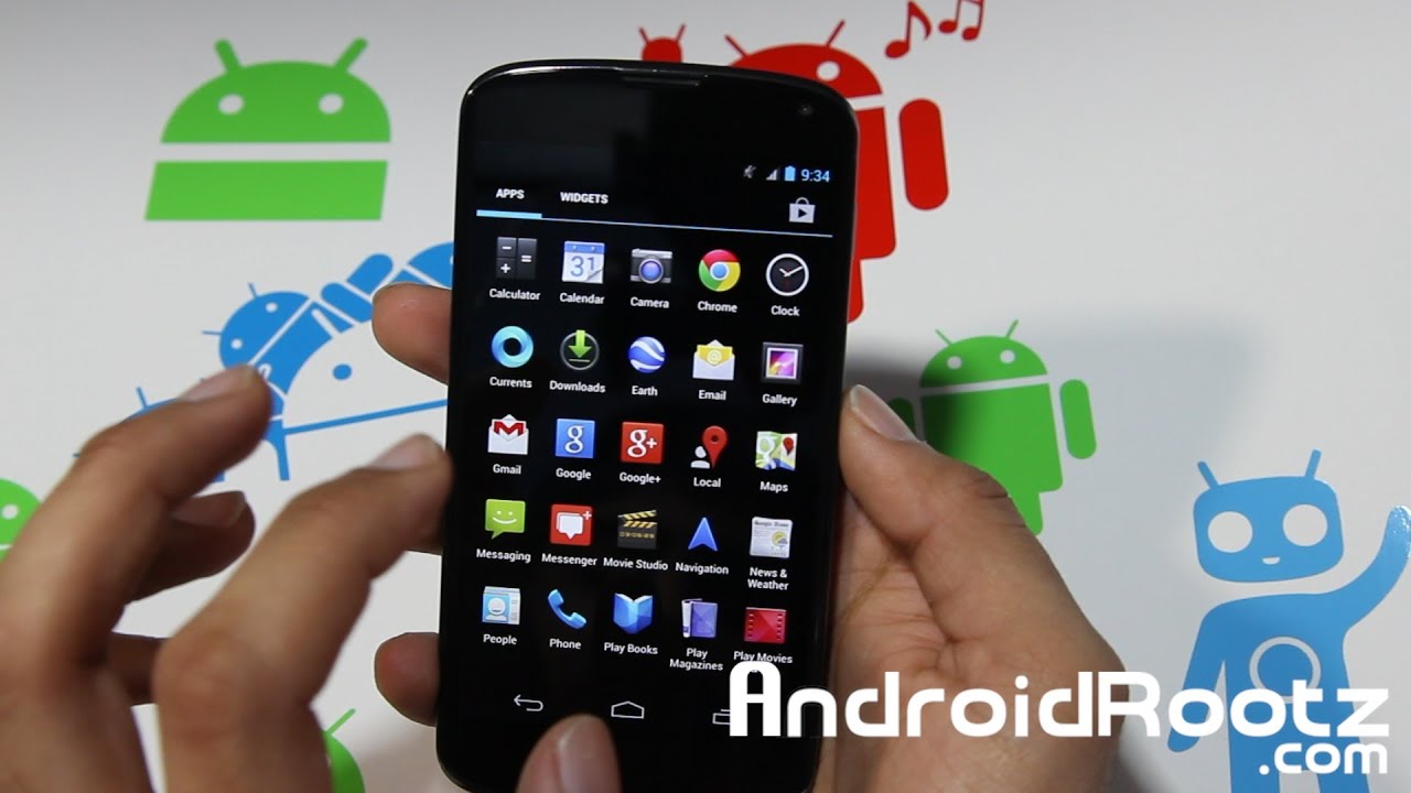Stock 4.2.2 ROM for Nexus 4! Pre-Rooted! - YouTube