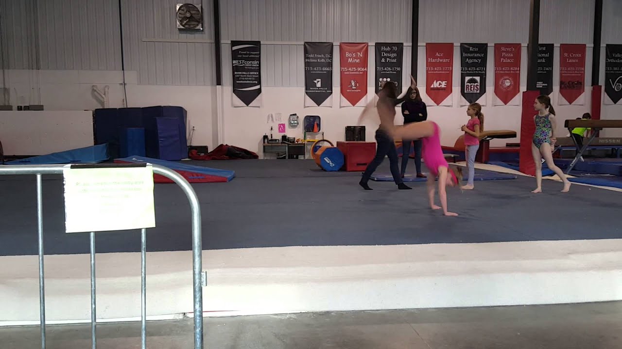 Allison Kerr. First day at gymnastics! - YouTube