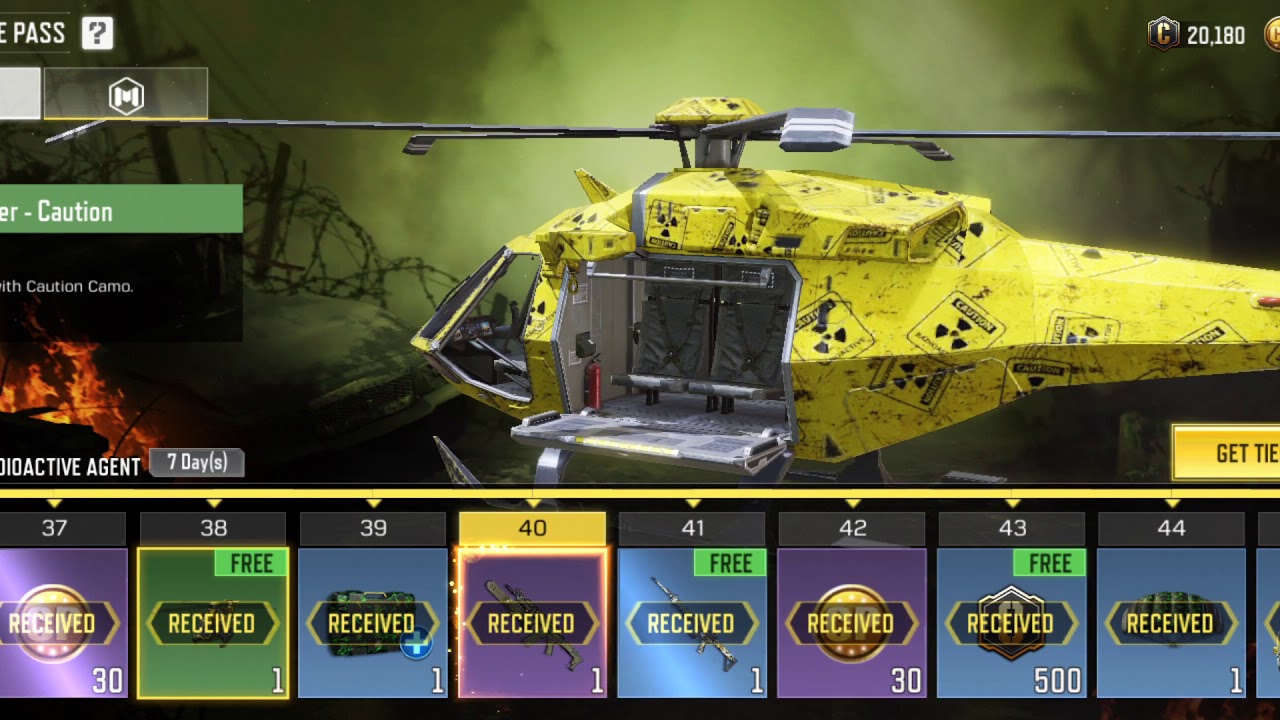 BATTLE PASS SEASON 7 CODM ( RADIOACTIVE AGENT ) - YouTube