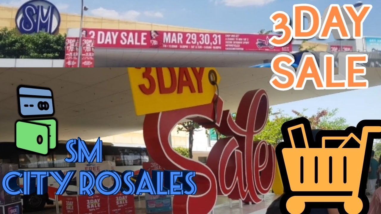 SM CITY ROSALES 3DAY SALE Mar.29-31| GALA PH | Vlog#4 - YouTube