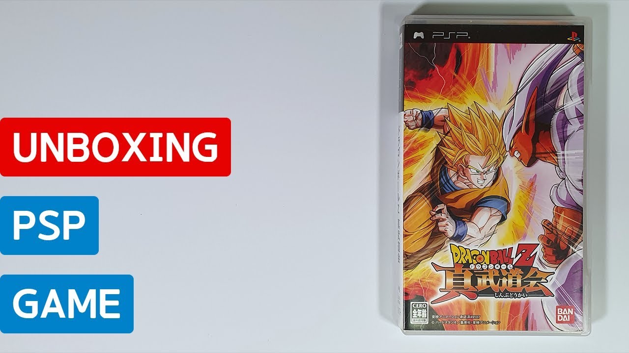 Dragon Ball Z: Shin Budokai (PSP, Japan) - Unboxing - YouTube